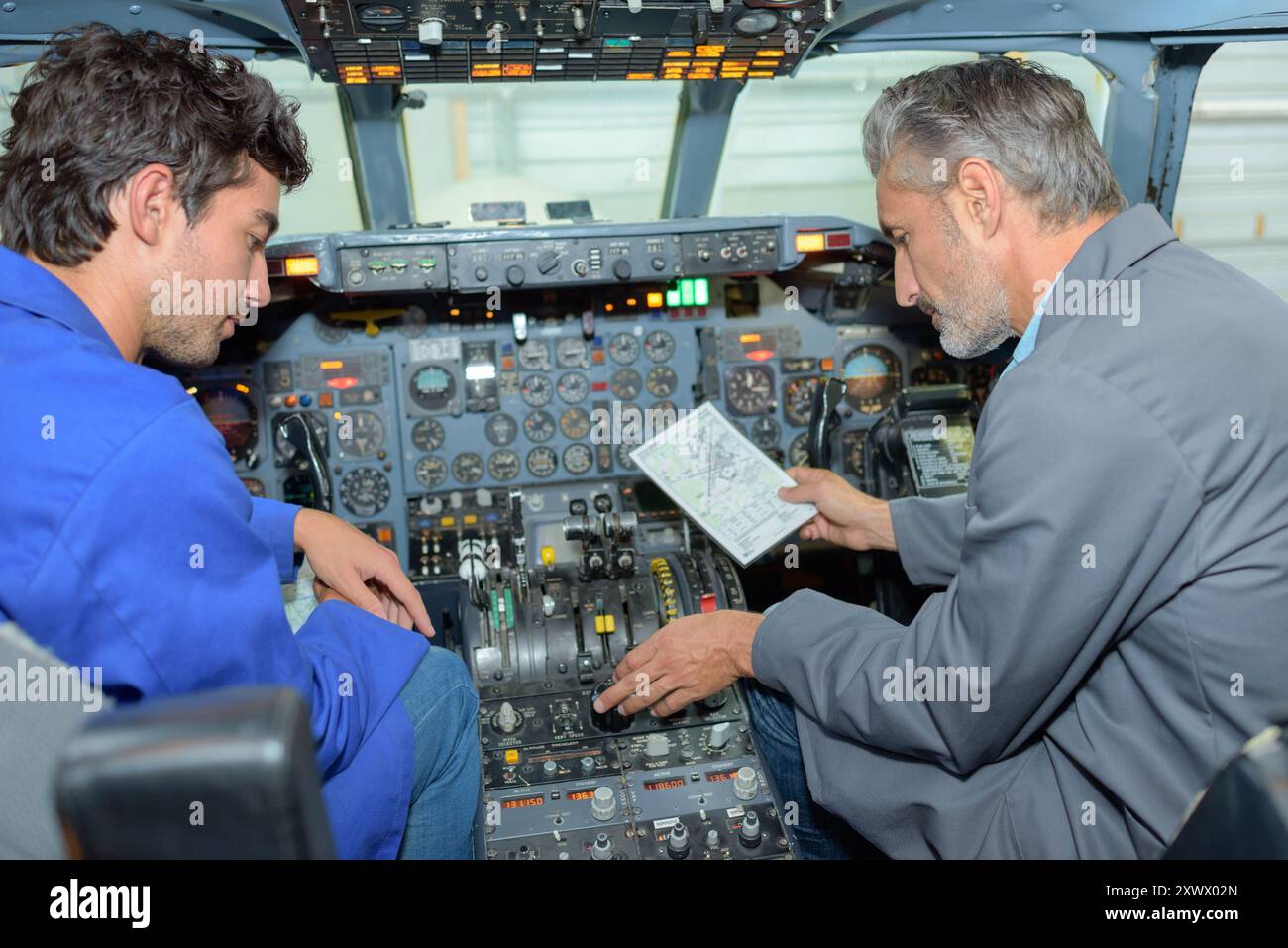 Technician cockpit hi-res stock photography and images - Alamy