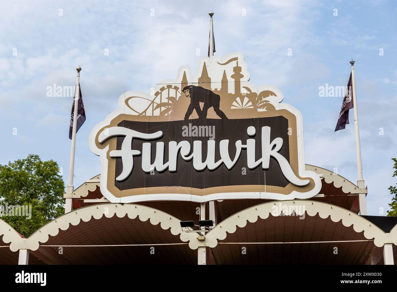 Furuvik Zoo (Swedish: Furuviksparken) in the city of Gävle, Sweden ...