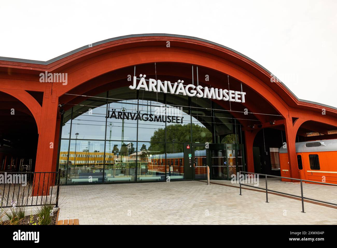 The Swedish Railway Museum (In Swedish: Järnvägsmuseet) in the city of ...