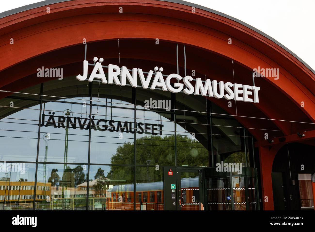 The Swedish Railway Museum (In Swedish: Järnvägsmuseet) in the city of ...