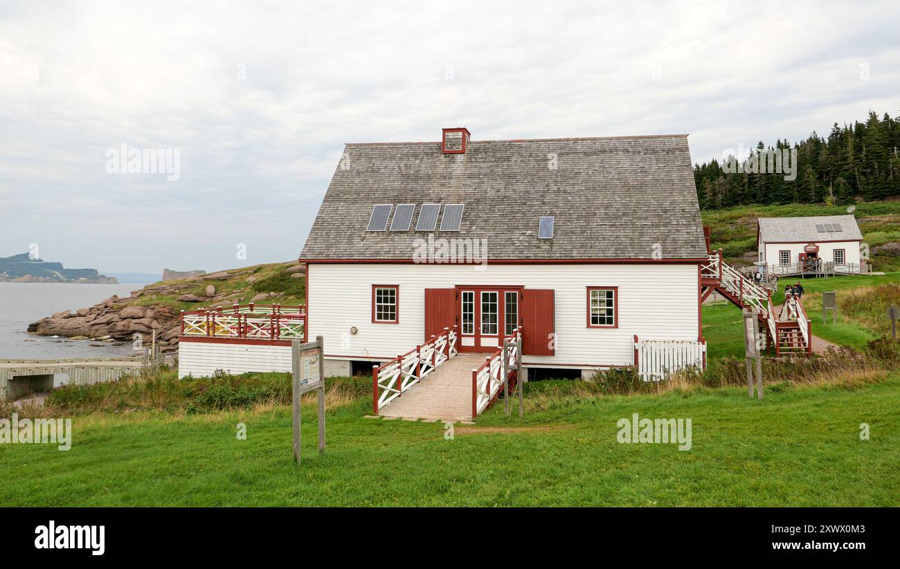 Canada, Quebec, Gaspe Peninsula (Gaspesia): Bonaventure Island, along ...