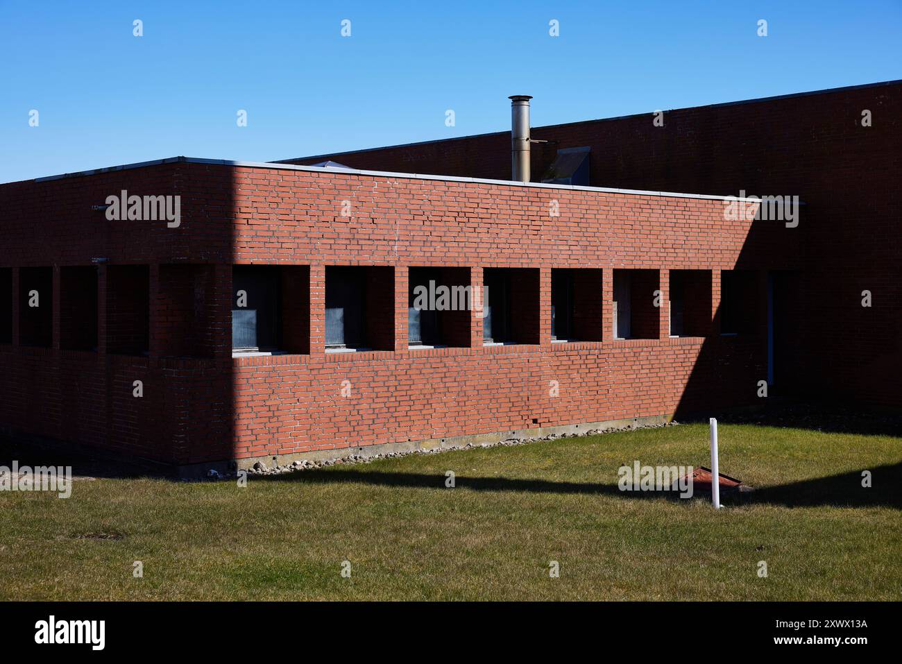 Sæby Fiske-Industri (Saeby Fish Canners), factory building from the ...
