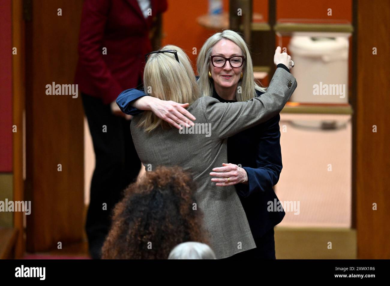 Canberra, Australia. 21st Aug, 2024. Labor Senator Lisa Darmanin is ...