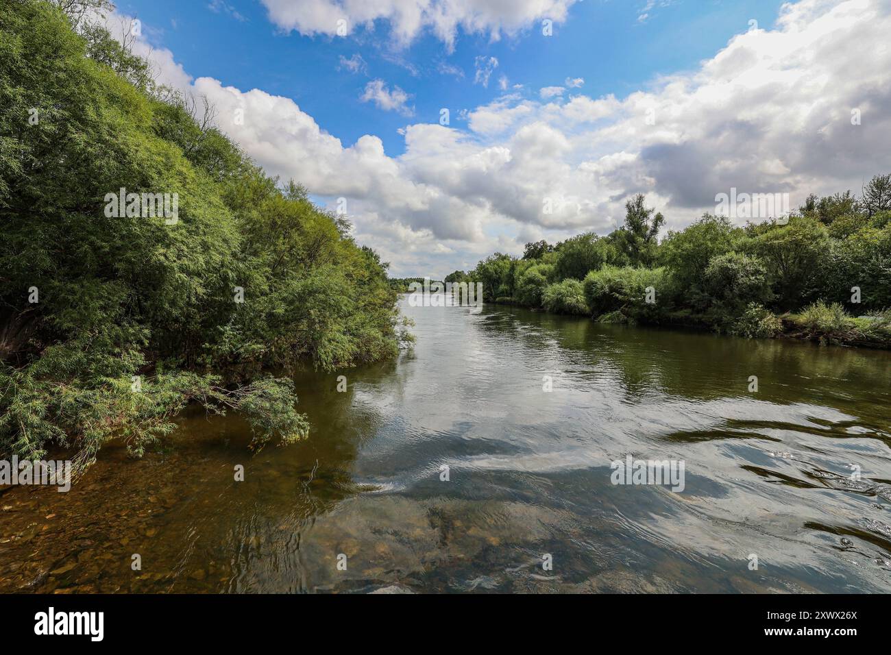 Aerial photo shows the scenery of Ergun Wetland in Hulun Buir City ...