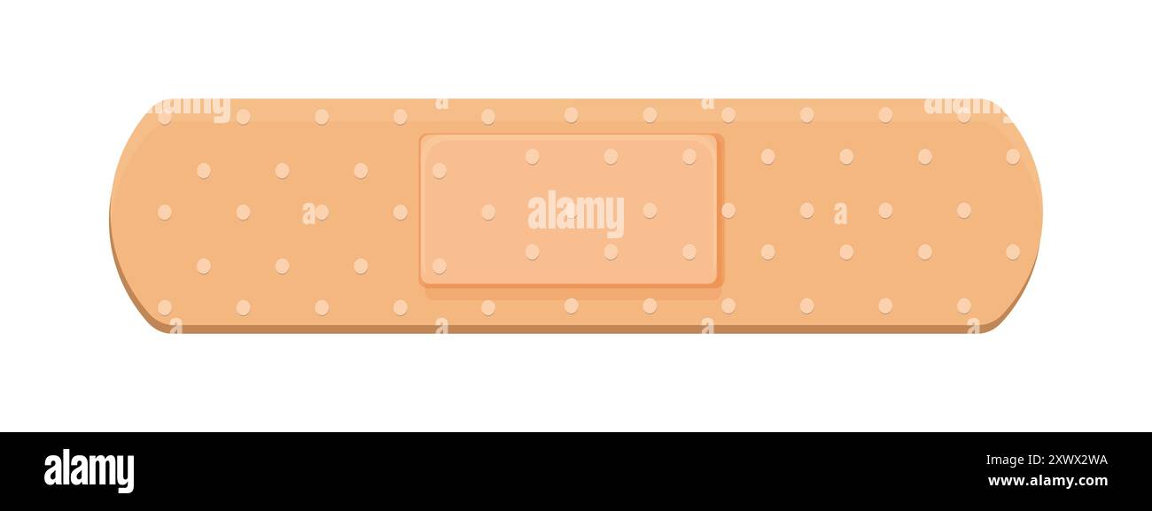 Band aid medical plaster, strip. Breathable bandaids set. Firs aid tape ...