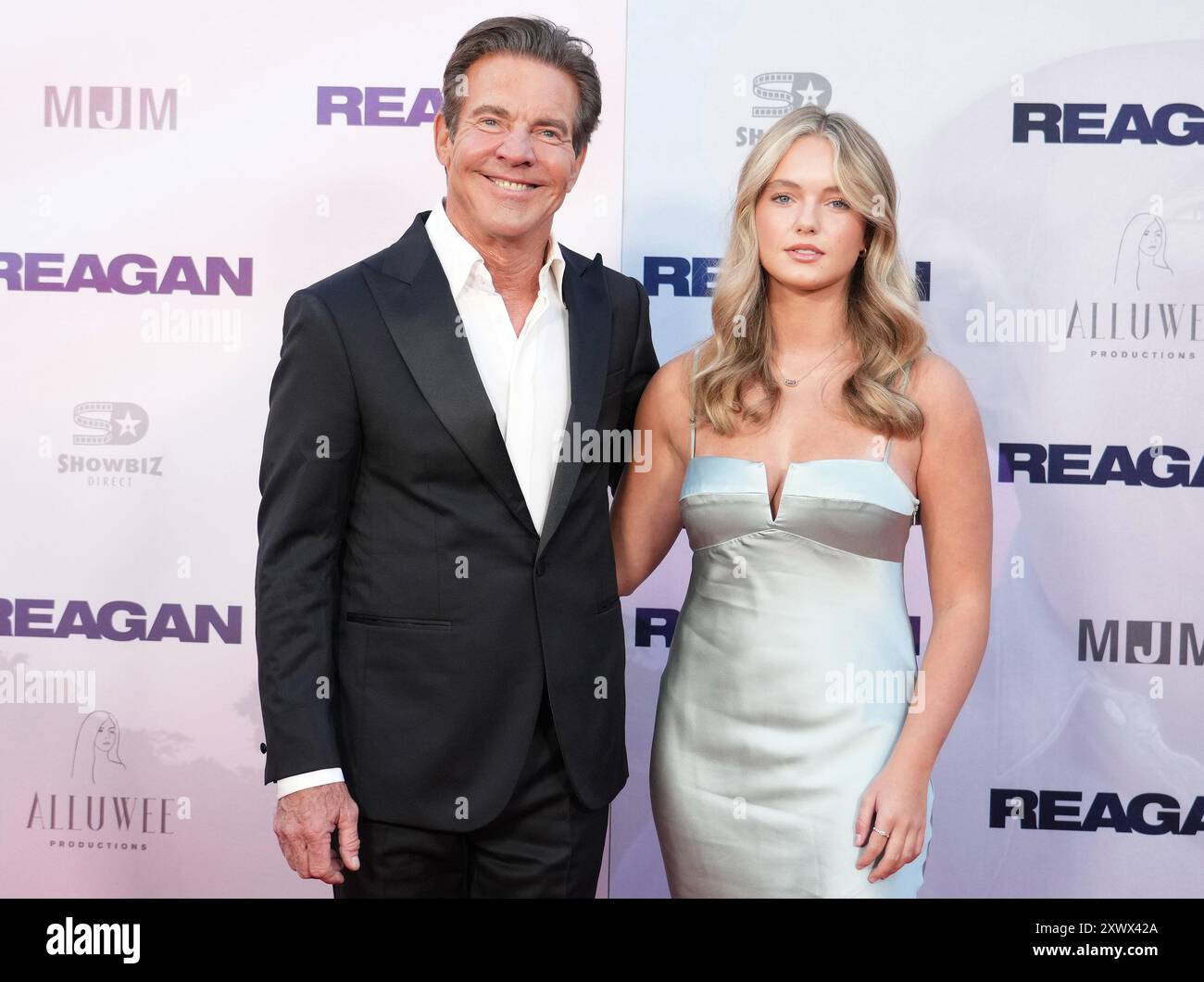 Los Angeles, USA. 20th Aug, 2024. (L-R) Dennis Quaid and Zoe Grace ...
