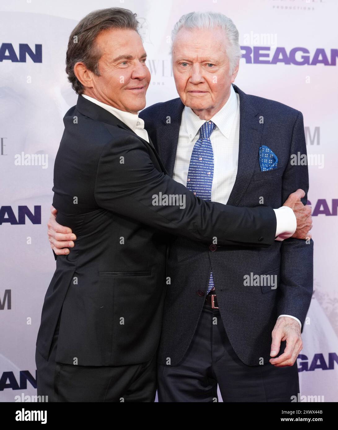 Los Angeles, USA. 20th Aug, 2024. (L-R) Dennis Quaid and Jon Voight at ...