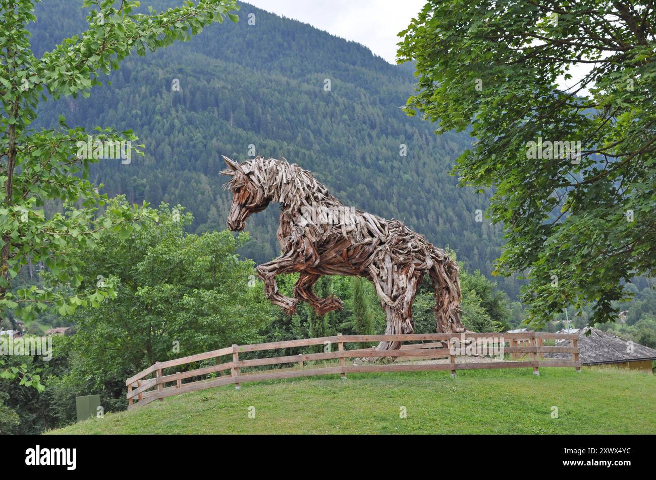 From the devastation of the Vaia storm, Marco Martalar creates art. His ...