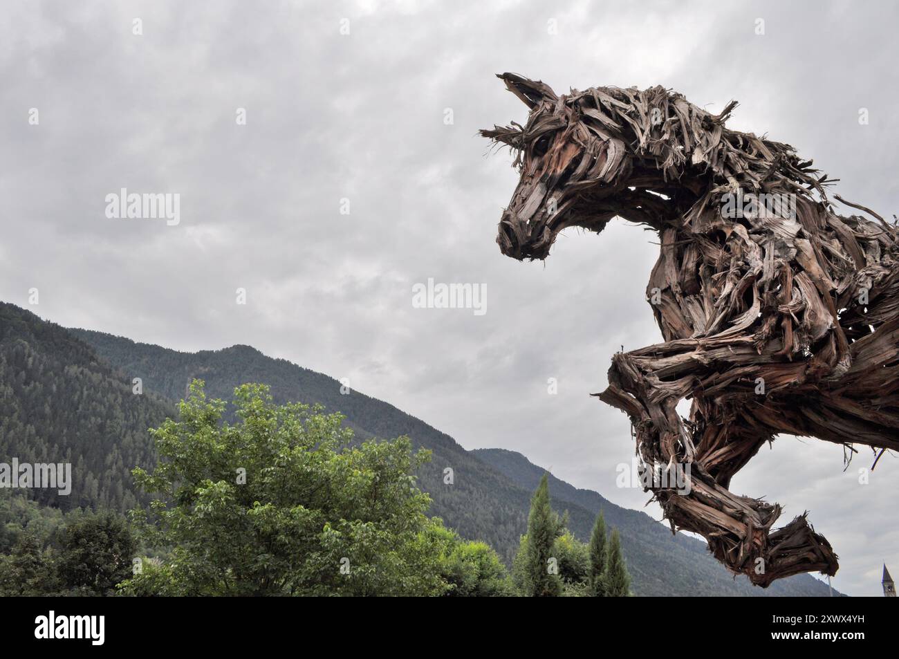 From the devastation of the Vaia storm, Marco Martalar creates art. His ...