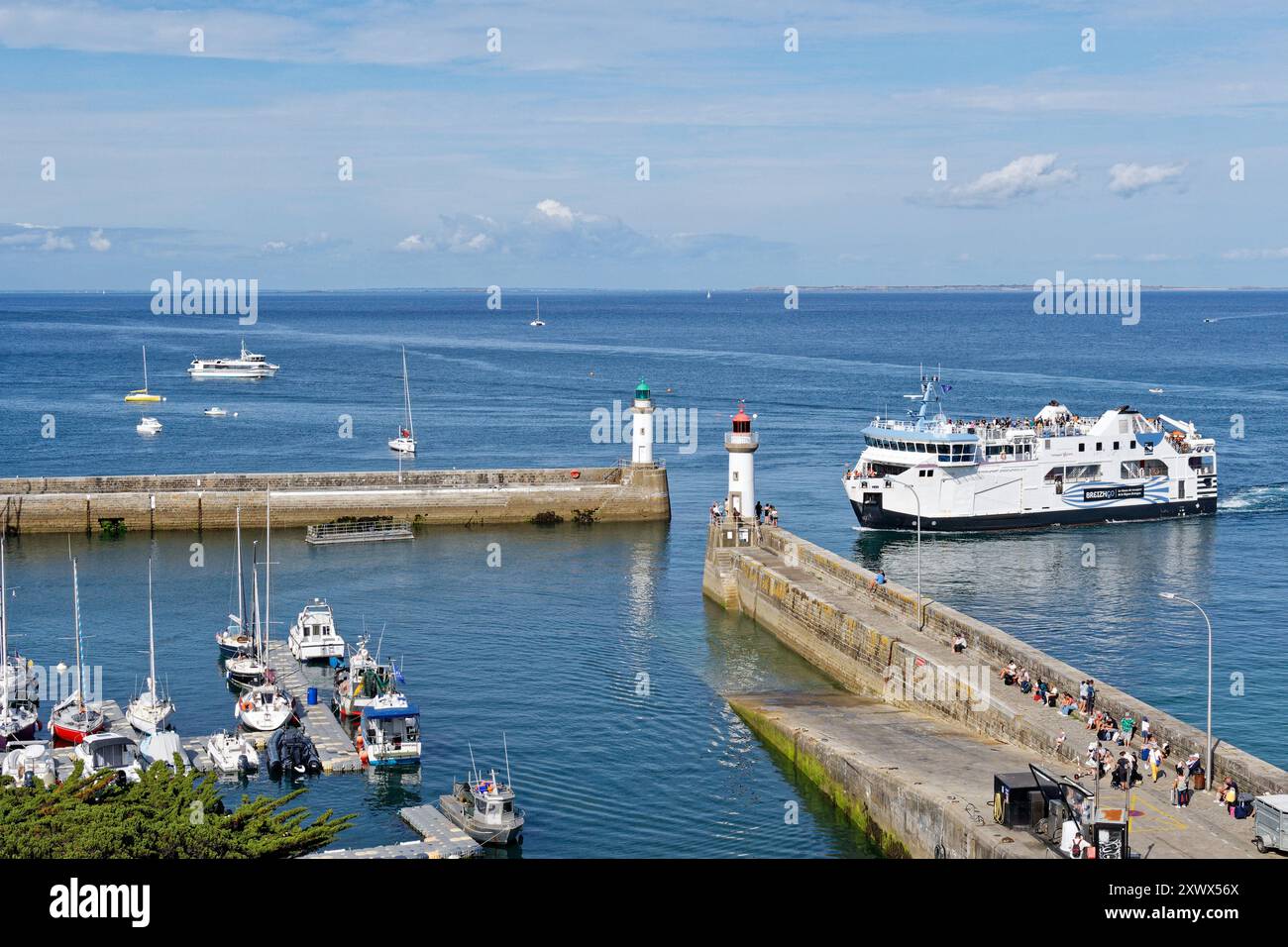 “Belle-Ile-en-Mer" island (off the coasts of Brittany, north-western ...