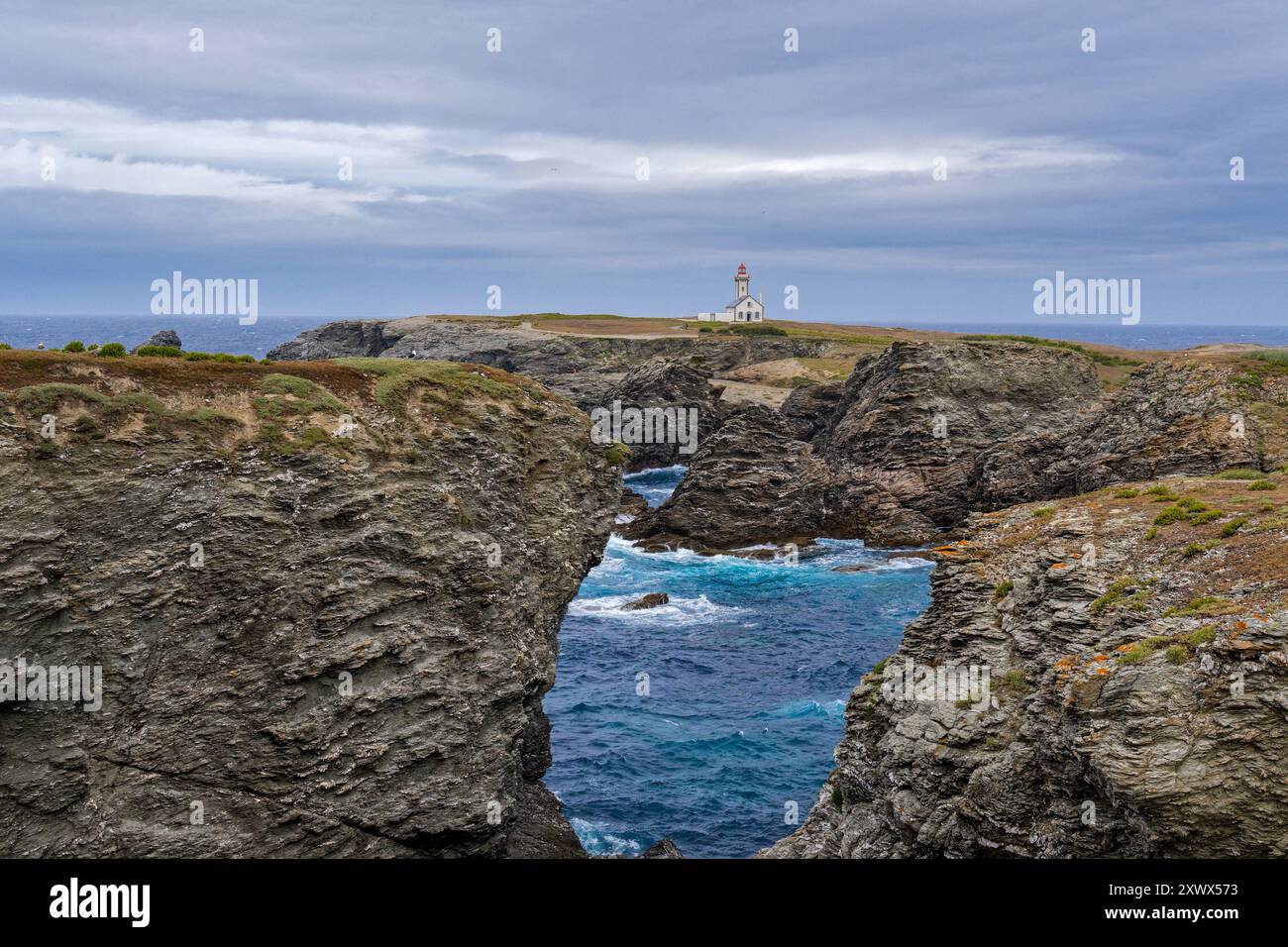 “Belle-Ile-en-Mer" island (off the coasts of Brittany, north-western ...