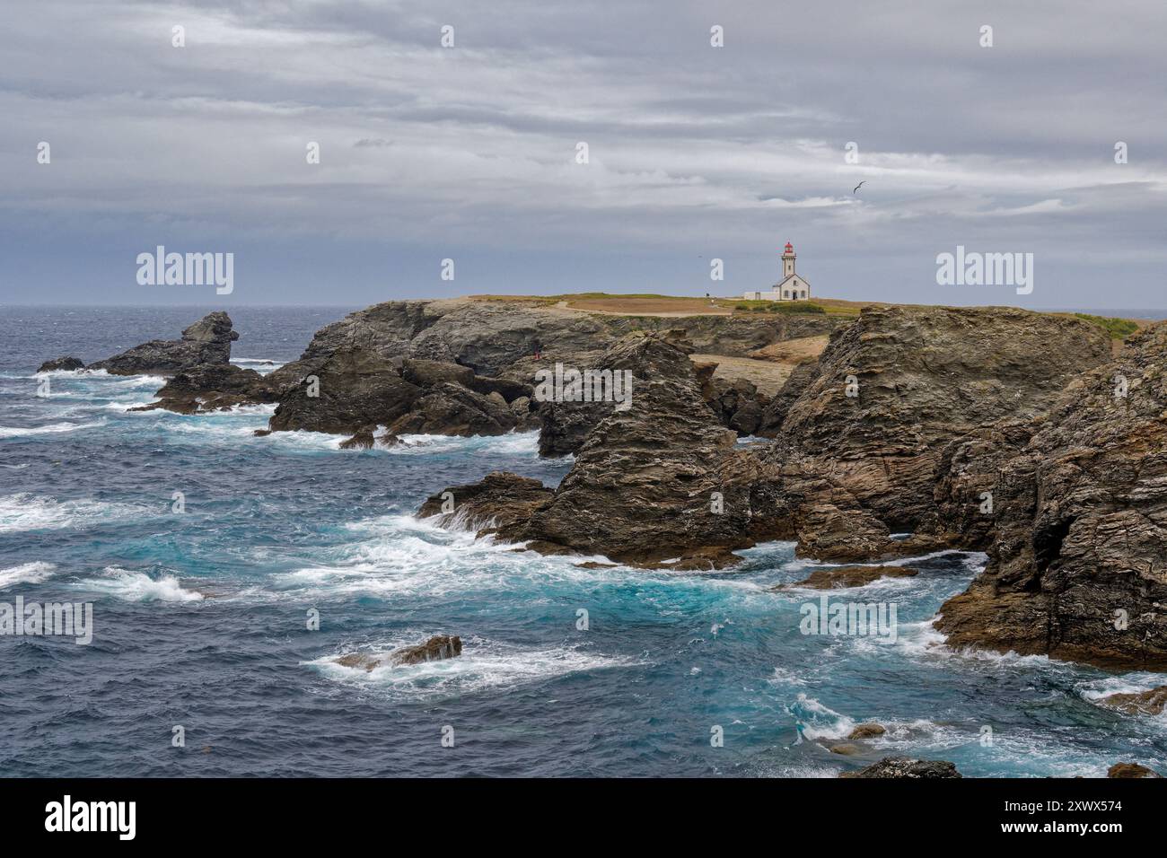 “Belle-Ile-en-Mer" island (off the coasts of Brittany, north-western ...