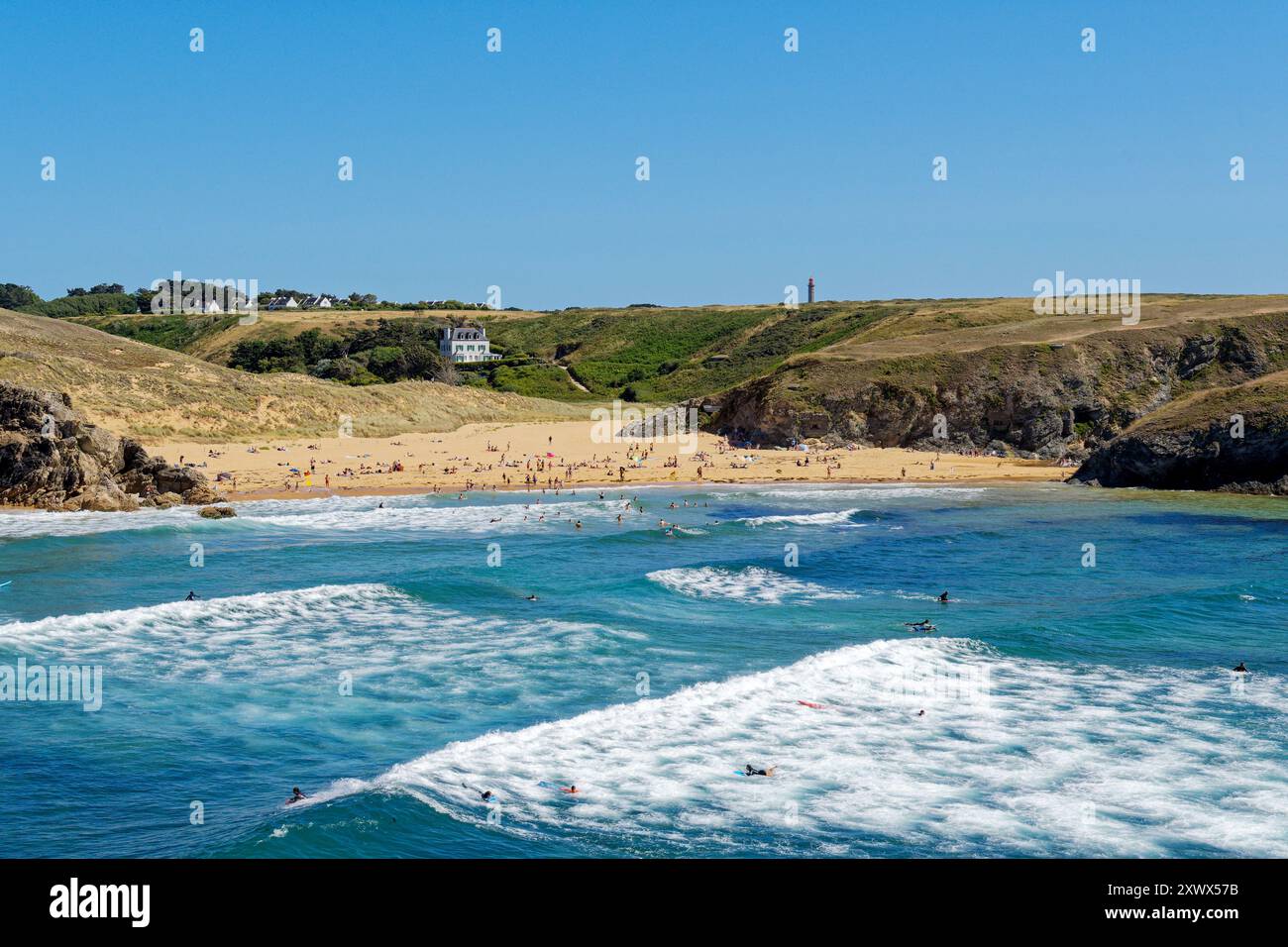“Belle-Ile-en-Mer" island (off the coasts of Brittany, north-western ...