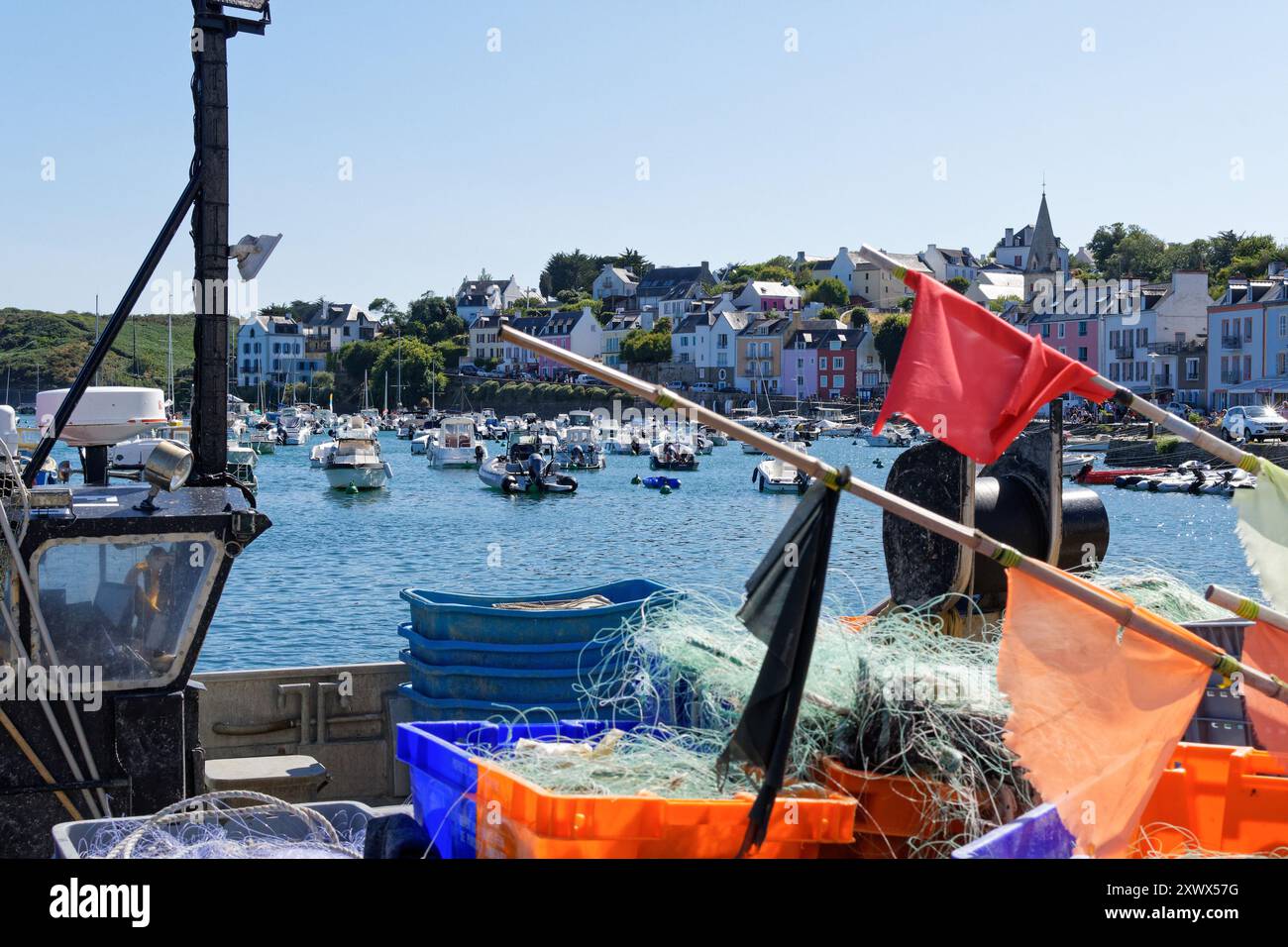 “Belle-Ile-en-Mer" island (off the coasts of Brittany, north-western ...