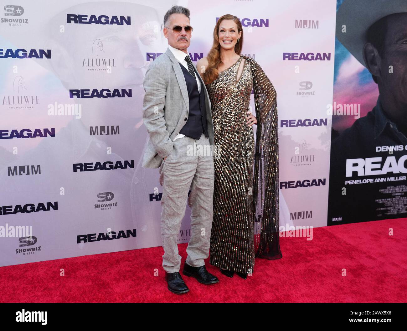Los Angeles, USA. 20th Aug, 2024. (L-R) Adrian Pasdar and Amanda ...