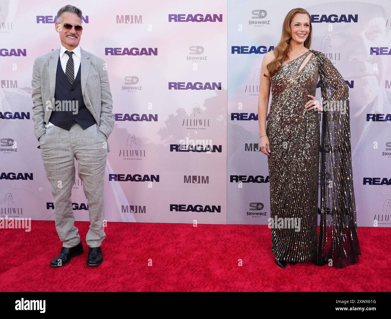 Los Angeles, USA. 20th Aug, 2024. (L-R) Adrian Pasdar and Amanda ...