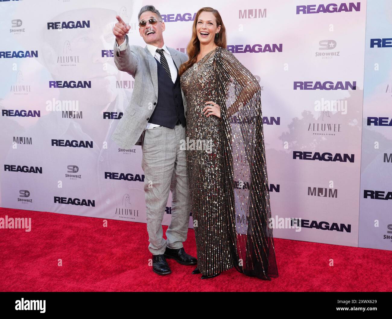 Los Angeles, USA. 20th Aug, 2024. (L-R) Adrian Pasdar and Amanda ...