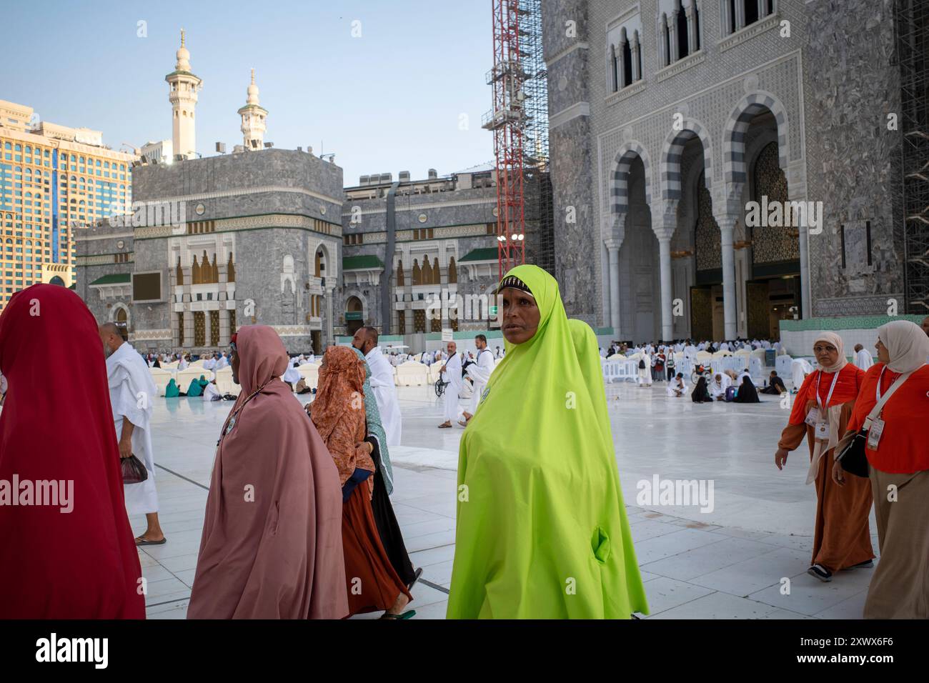 Mecca, Saudi Arabia - June 5, 2024: Hajj and Umrah pilgrim from Africa ...