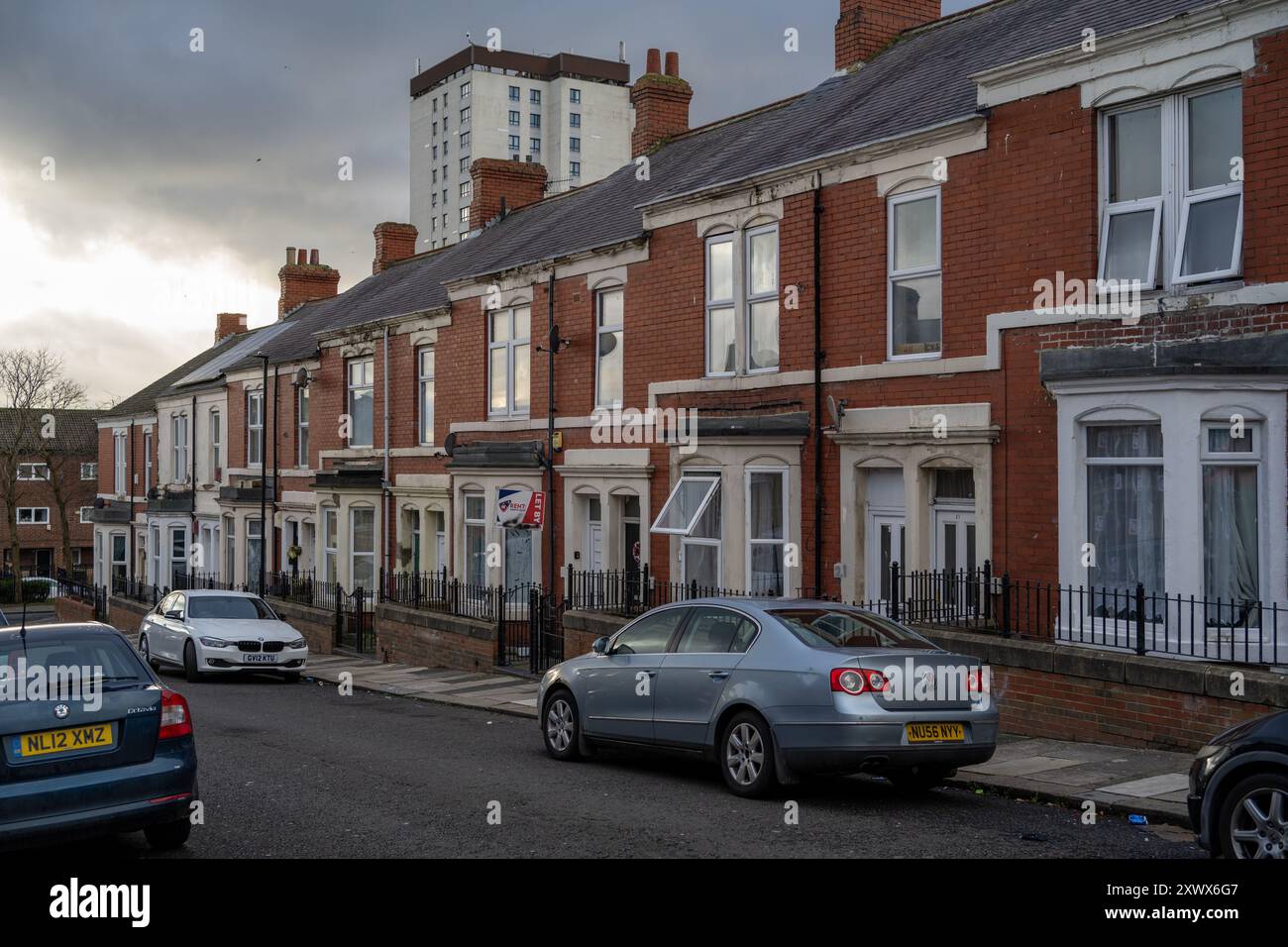 Capturing a typical scene in the neighborhood hi-res stock photography ...
