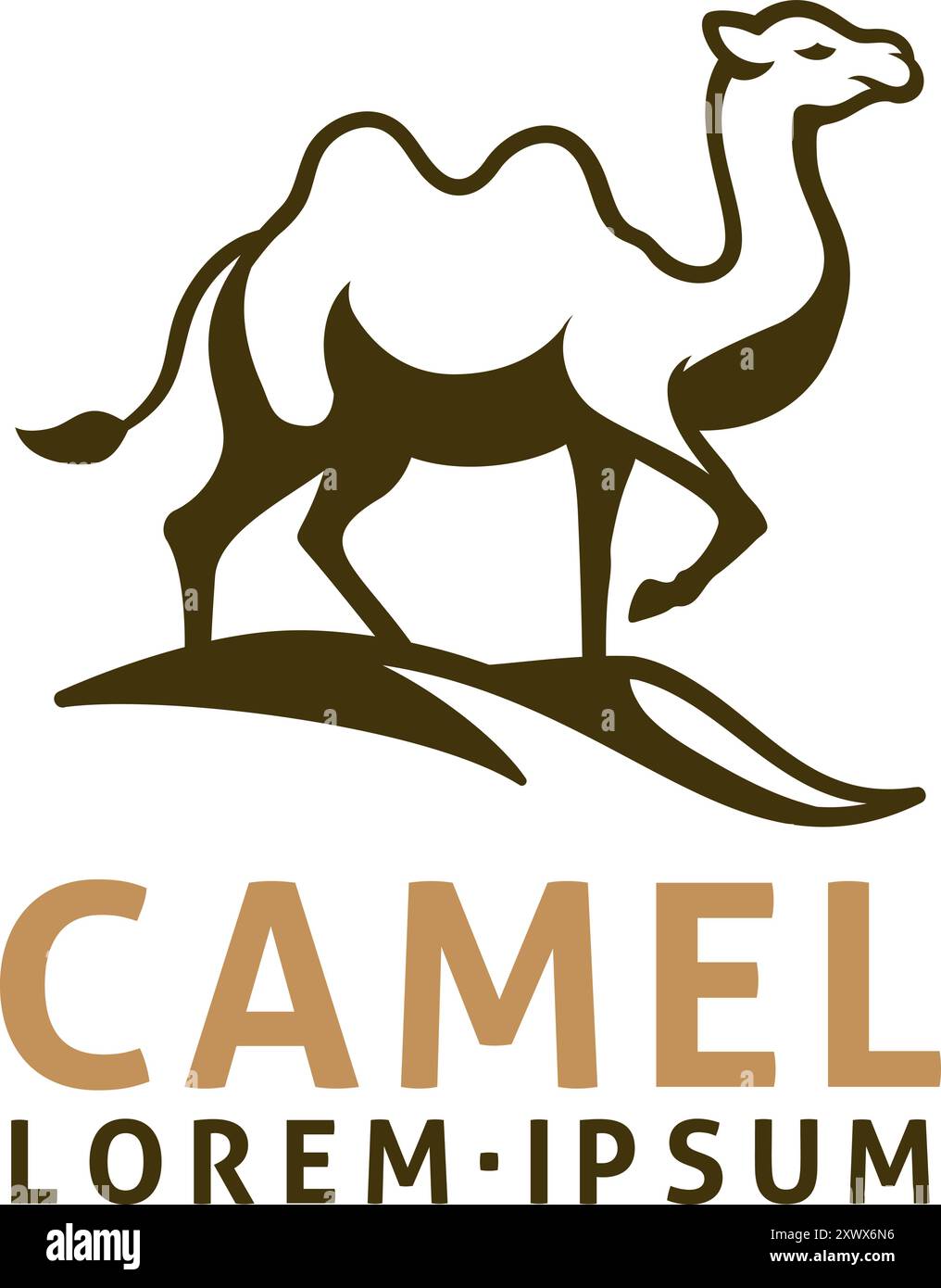 Camel Animal Design Illustration Mascot Icon Stock Vector Image & Art ...