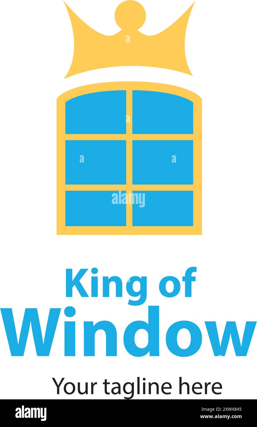 logo window company called the window king Stock Vector Image & Art - Alamy