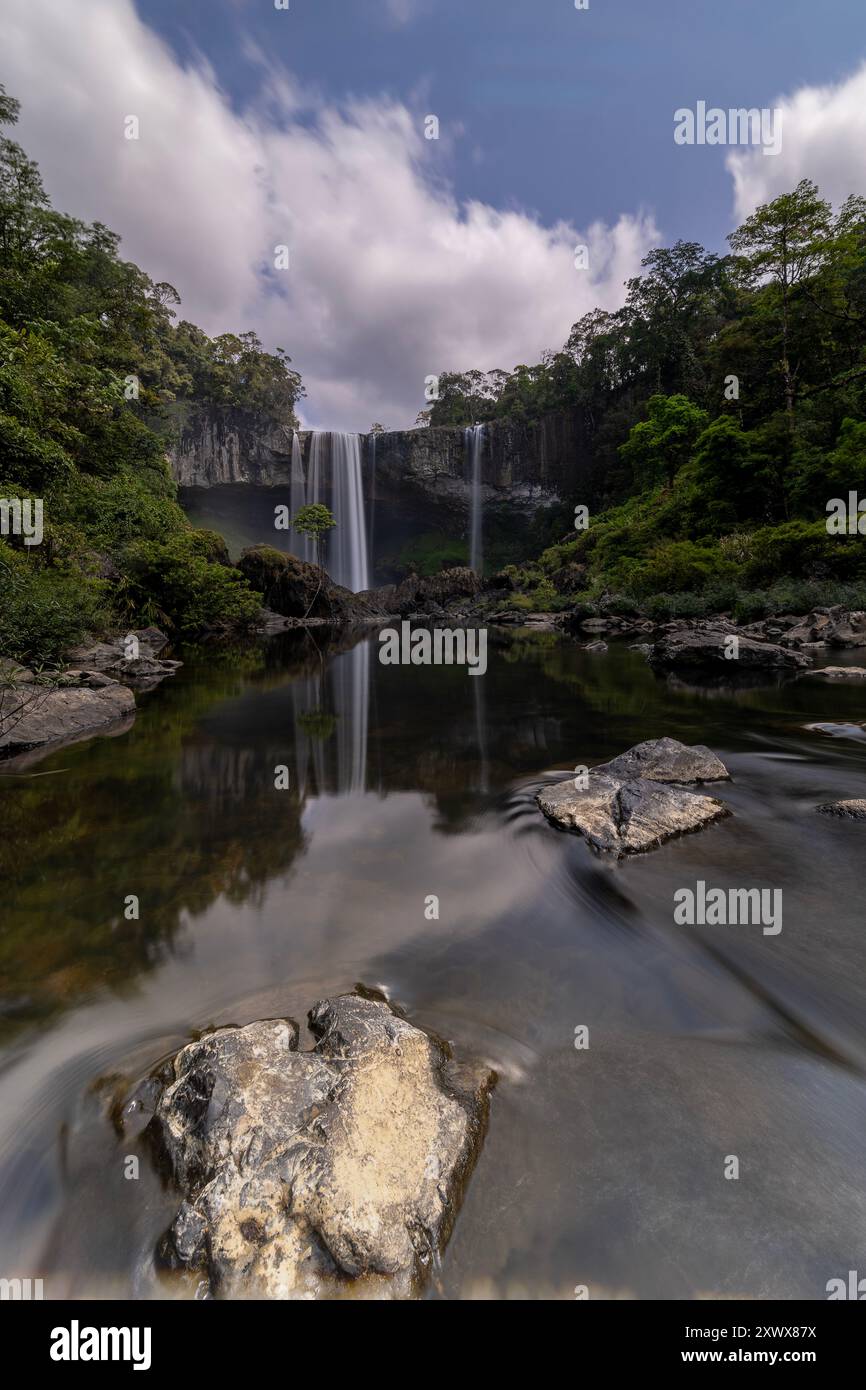 K50 waterfall scene in Kon Tum province, Vietnam Stock Photo - Alamy