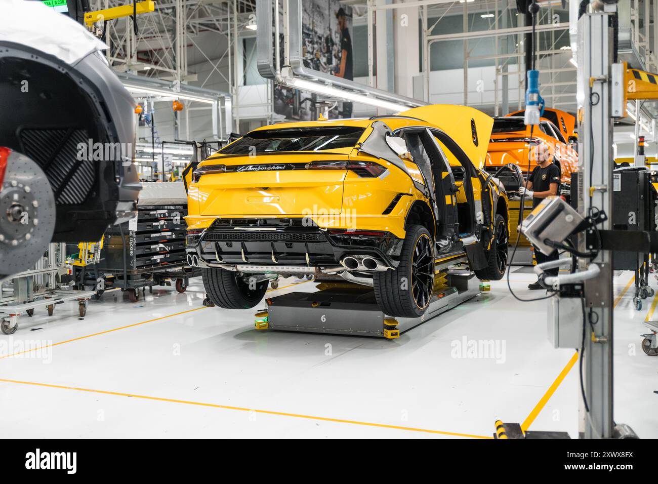 Italy, Sant’Agata Bolognese, 2022/11/23: Automobili Lamborghini’s plant ...