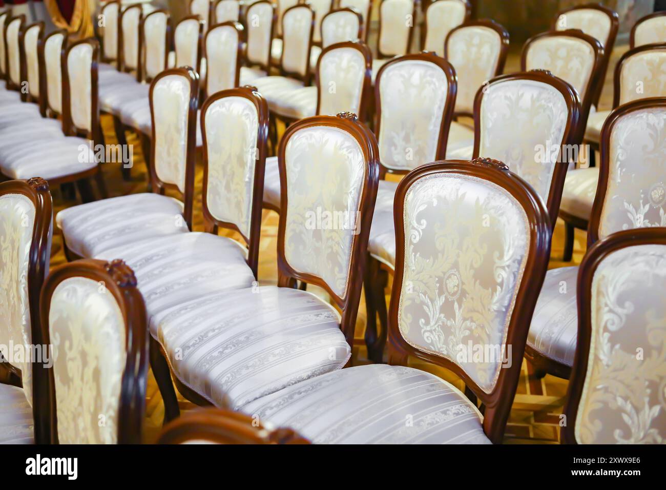 beautiful chairs in the opera house in Lviv Stock Photo - Alamy