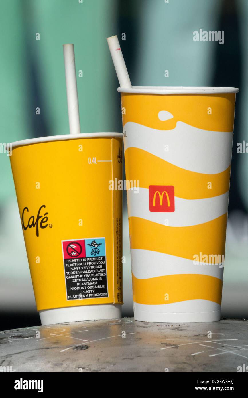 McDonalds Takeaway Cups Stock Photo - Alamy