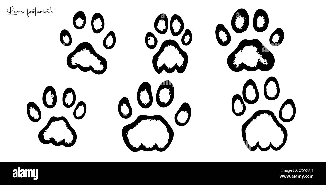 Pig hoof print Cut Out Stock Images & Pictures - Alamy