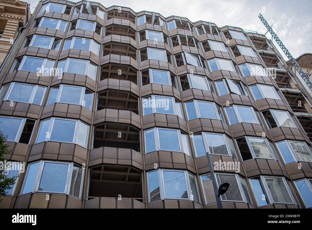 Budapest,Hungary - Construction of new building in the city centre ...