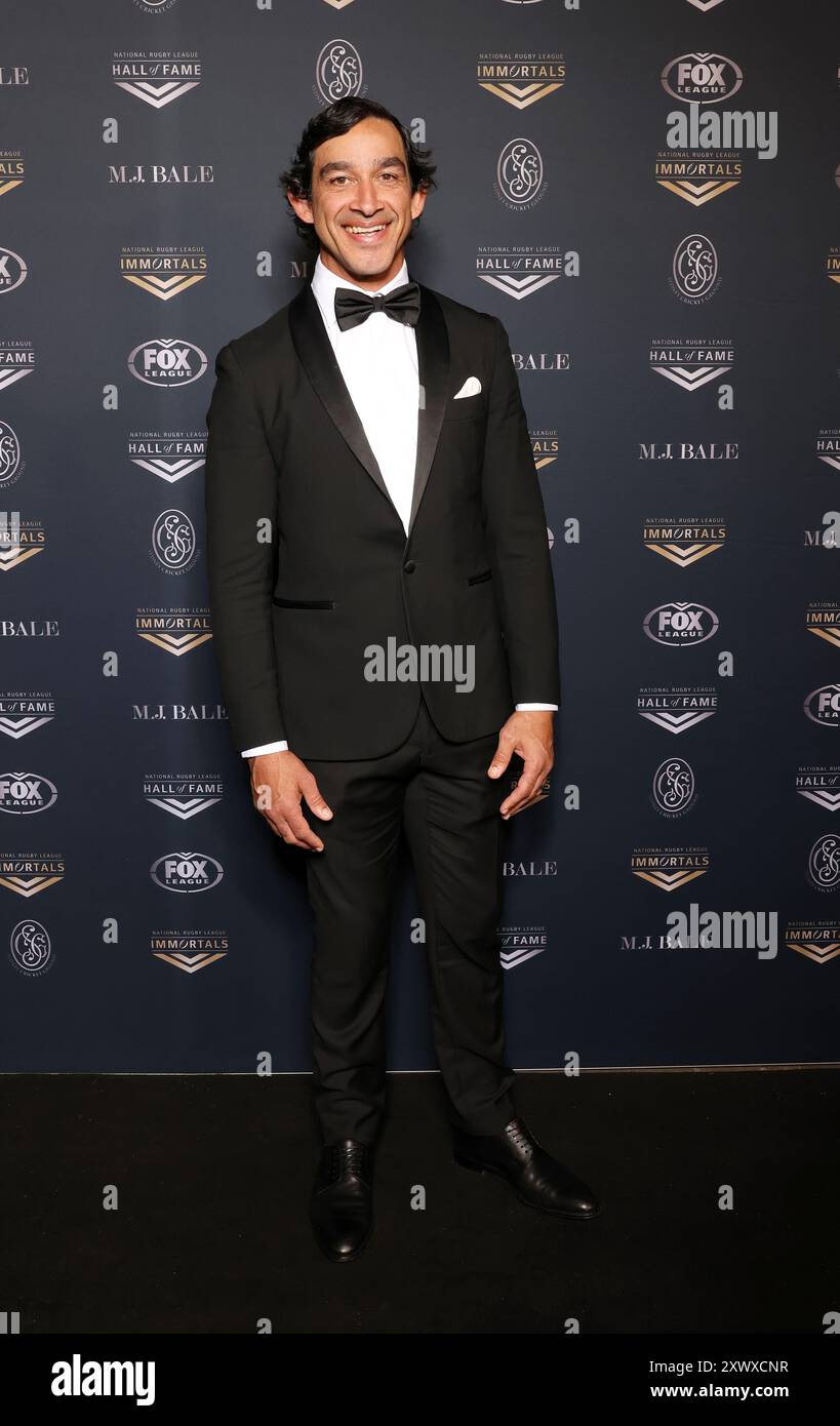 Sydney, Australia. 21st Aug, 2024. Johnathan Thurston during the NRL ...