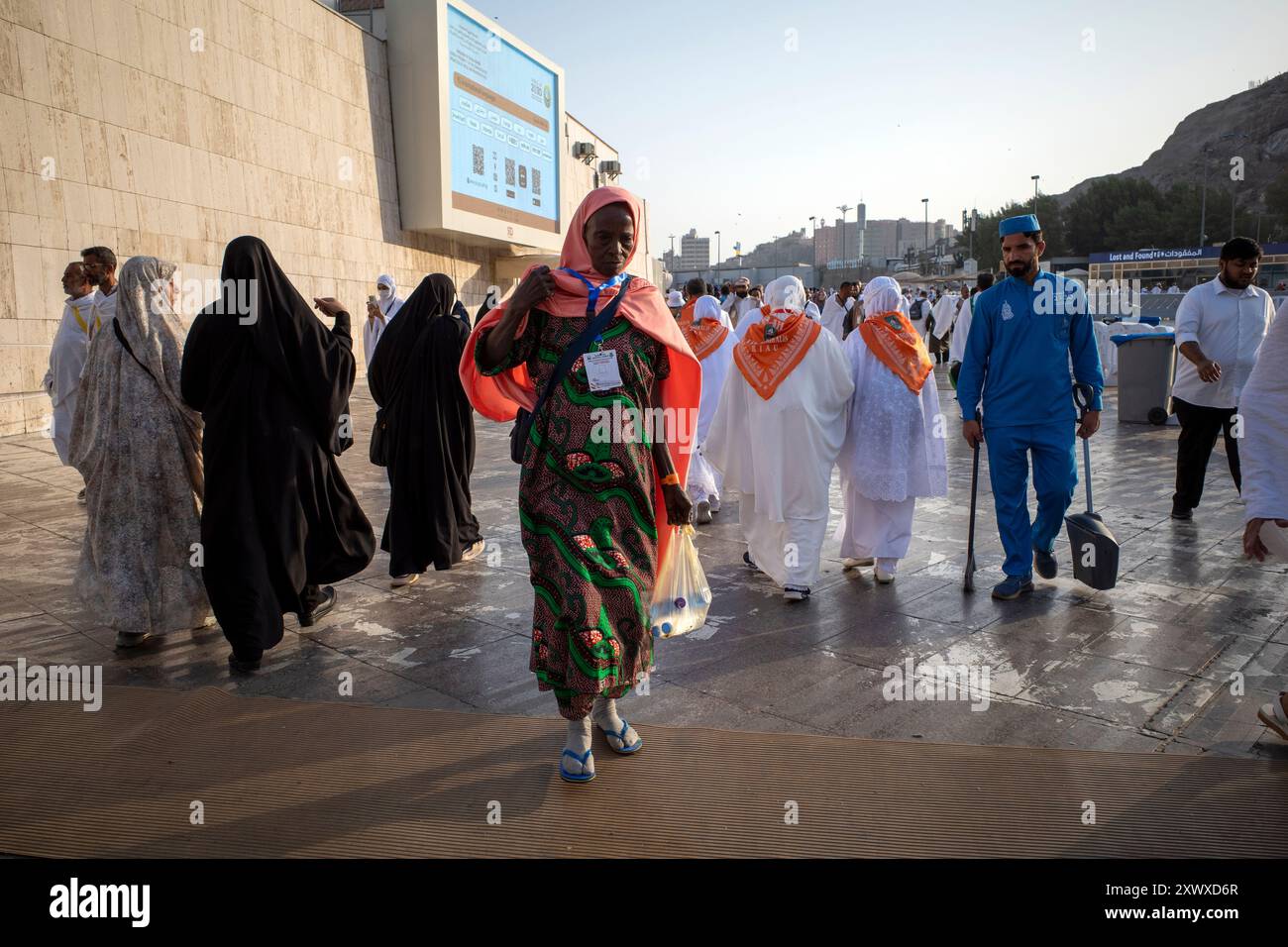 Mecca, Saudi Arabia - June 5, 2024: A woman Hajj and Umrah pilgrim from ...