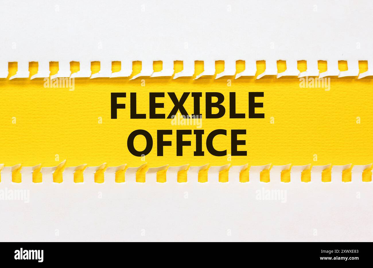 Flexible office symbol. Concept words Flexible office on beautiful ...