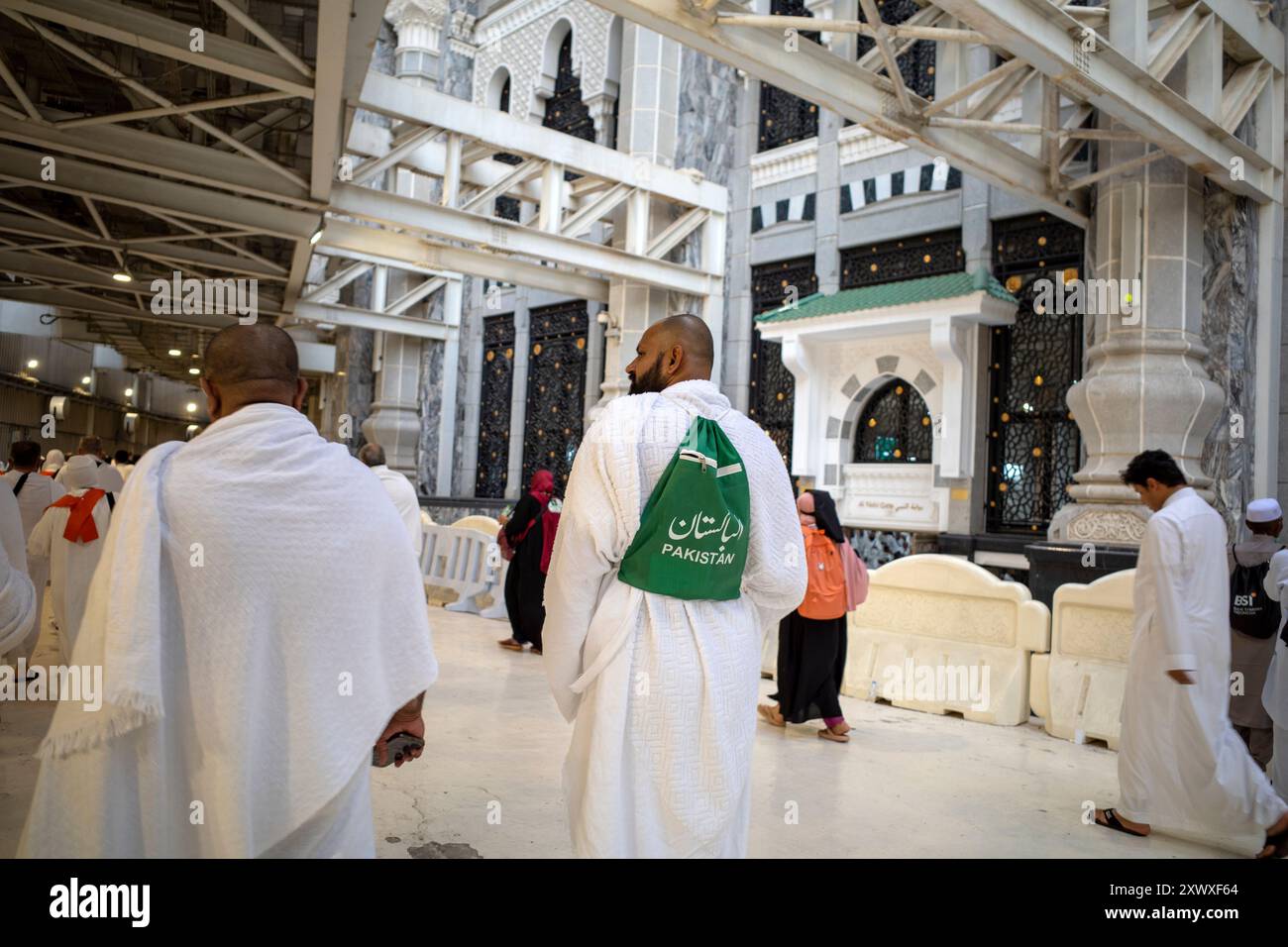 Mecca, Saudi Arabia - June 5, 2024: Hajj and Umrah pilgrim from ...