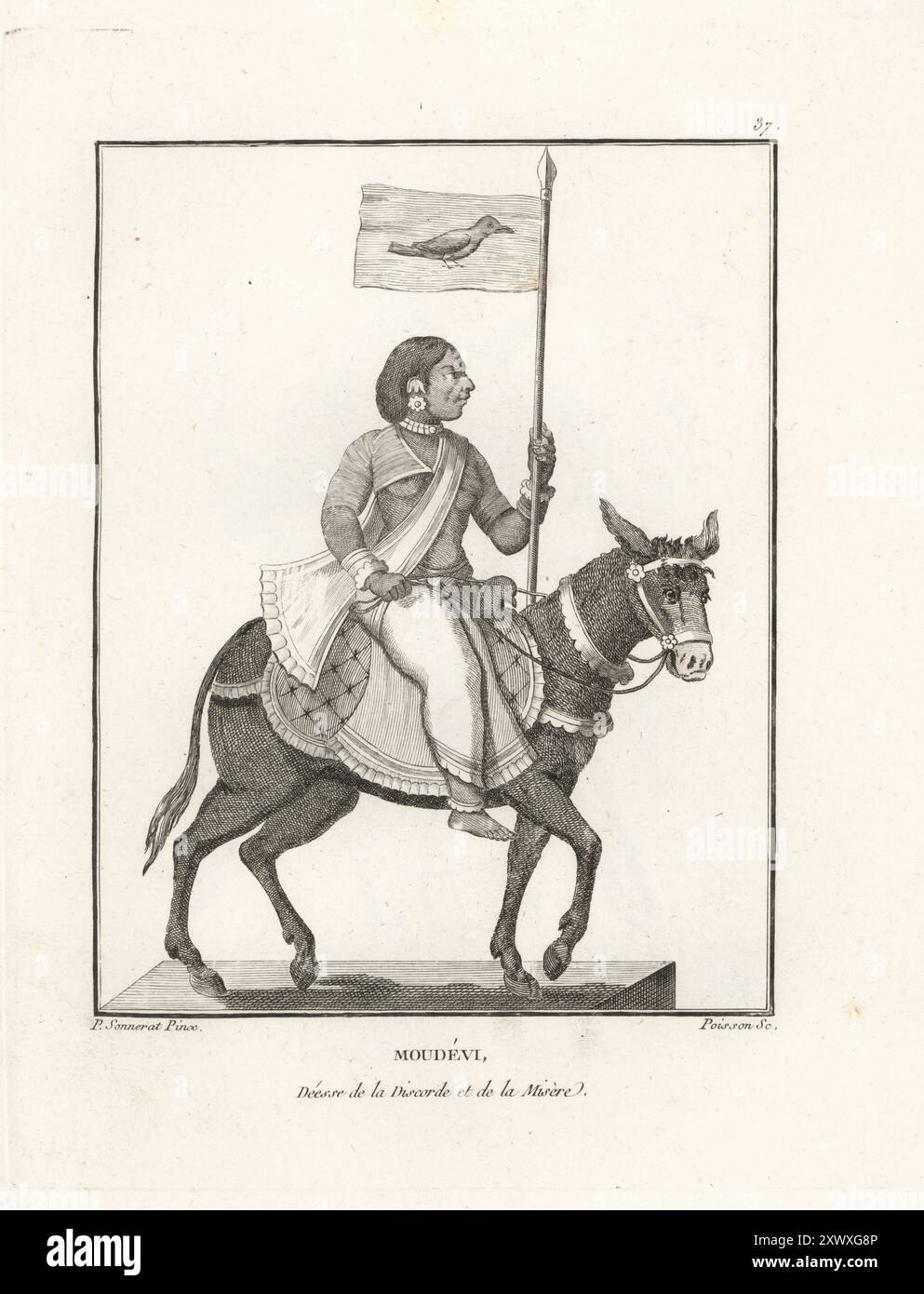 Jyestha, Jyeshtha, Mudevi or Moodevi, Hindu goddess of adversity and ...