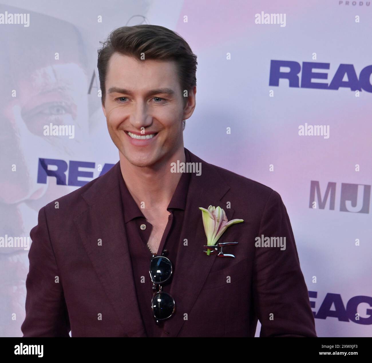 Los Angeles, US, August 20, 2024. Cast member Alex Sparrow attends the ...