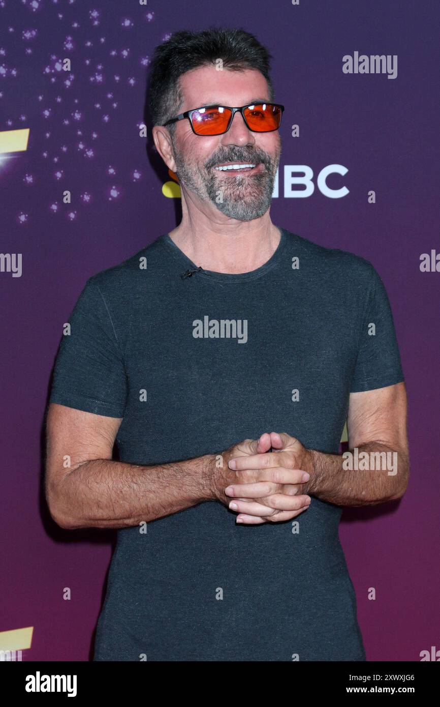 LOS ANGELES - AUG 20: Simon Cowell at the America's Got Talent Live ...