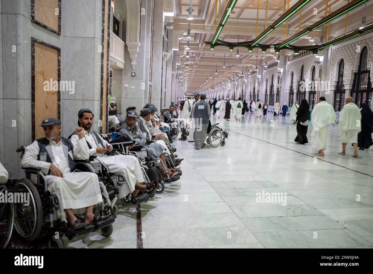 Wheelchair rental for Tawaf and Sai on 2nd floor Masjidil Haram, Mekkah ...