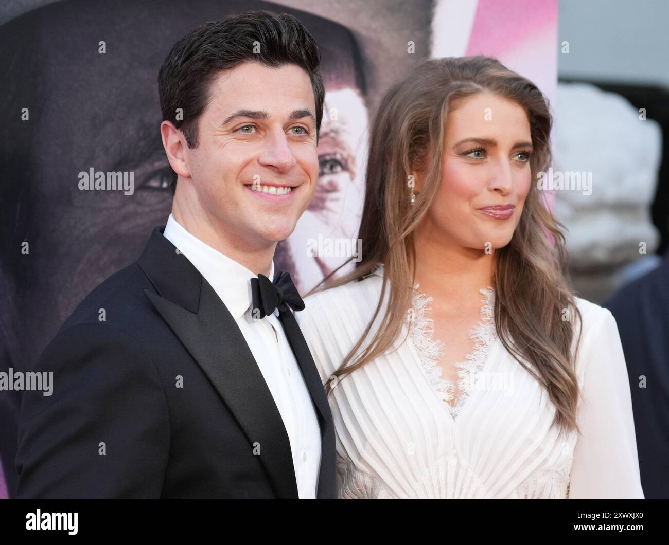 Los Angeles, USA. 20th Aug, 2024. (L-R) David Henrie and Maria Cahill ...
