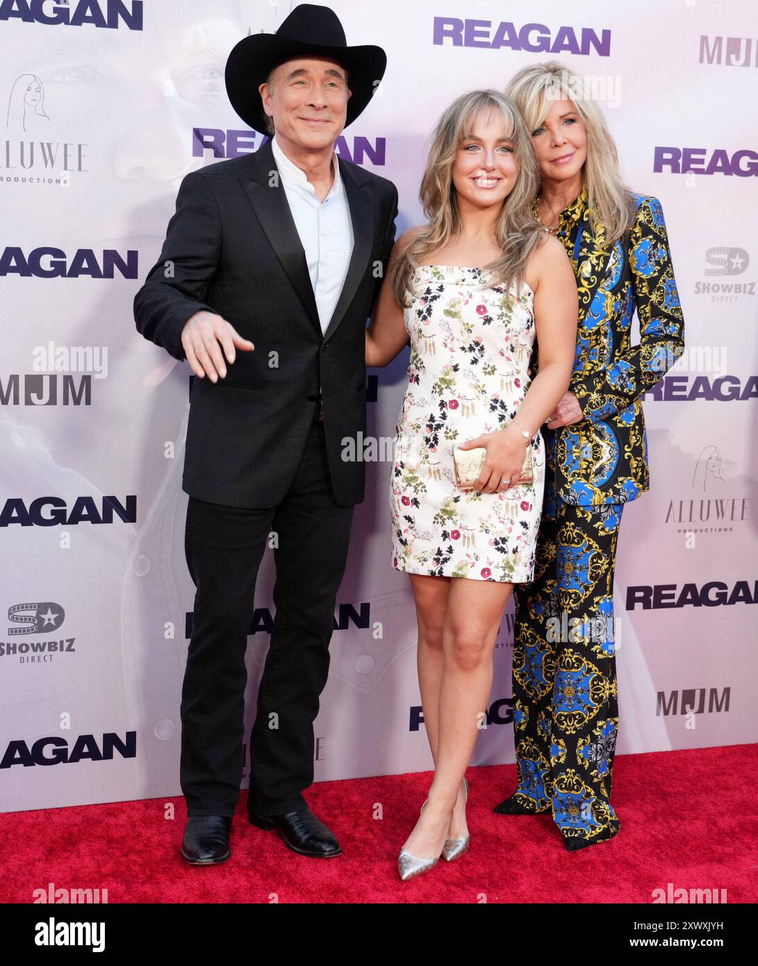 Los Angeles, USA. 20th Aug, 2024. (L-R) Clint Black, Lily Pearl Black ...