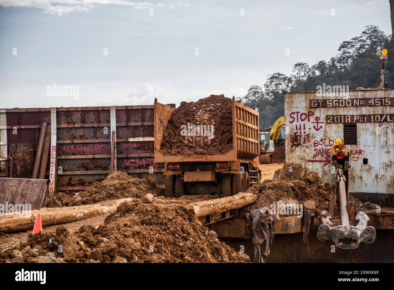 Nickel extraction in Sulawesi, Indonesia, Asia Stock Photo - Alamy