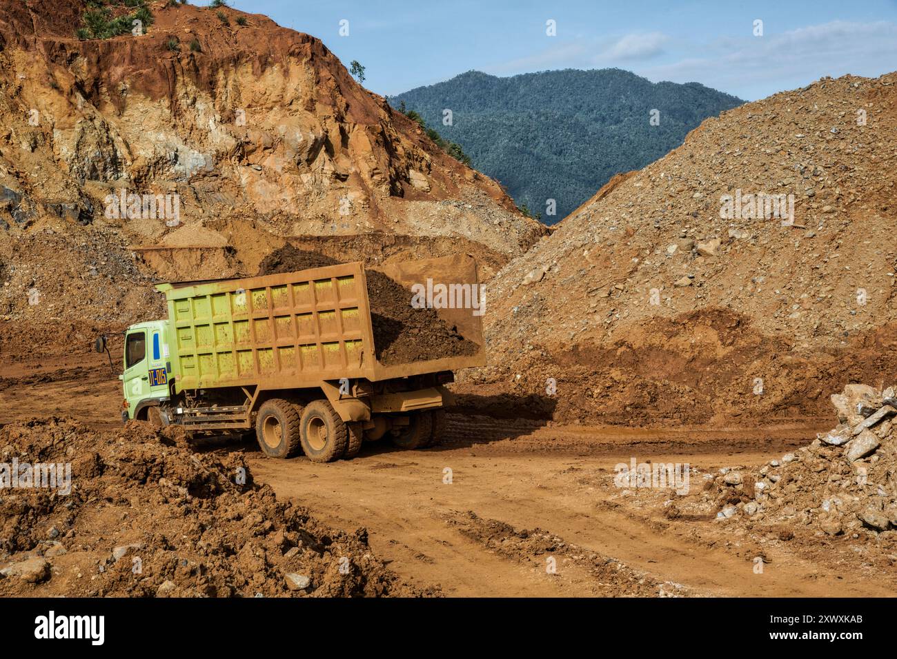 Nickel extraction in Sulawesi, Indonesia, Asia Stock Photo - Alamy