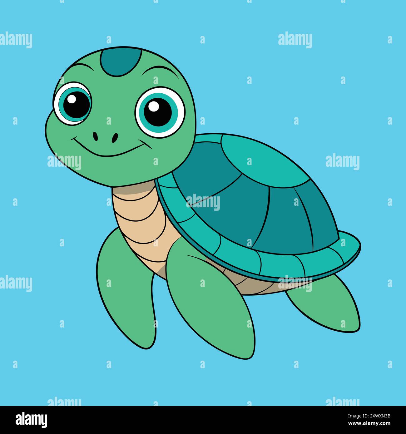 Colorful marine vector vectors hi-res stock photography and images - Alamy