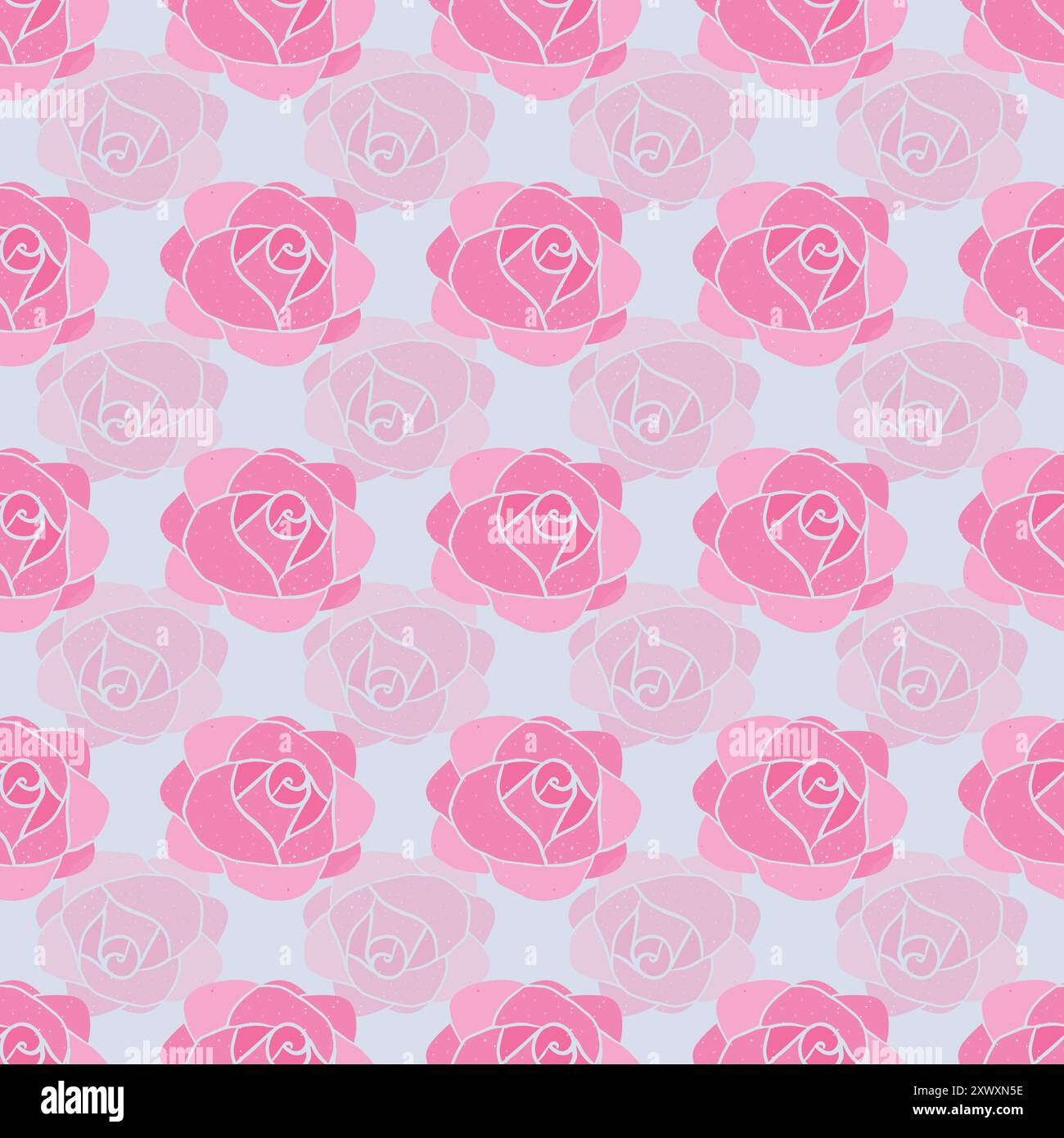 Pink rose vector pattern design background illustration Stock Vector Image & Art - Alamy