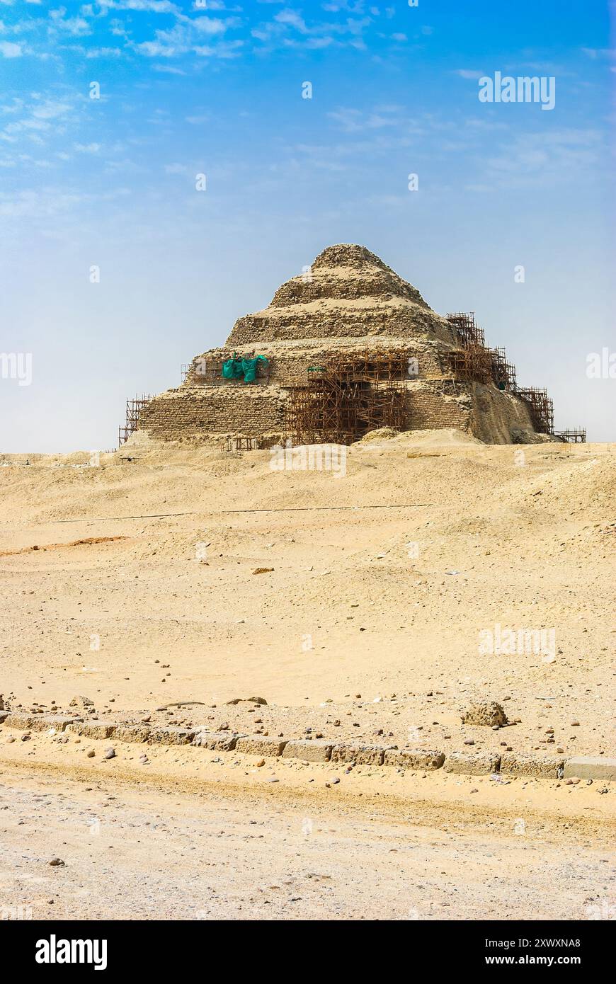 Pyramid of Djoser - Saqqara necropolis, Lower Egypt Stock Photo - Alamy