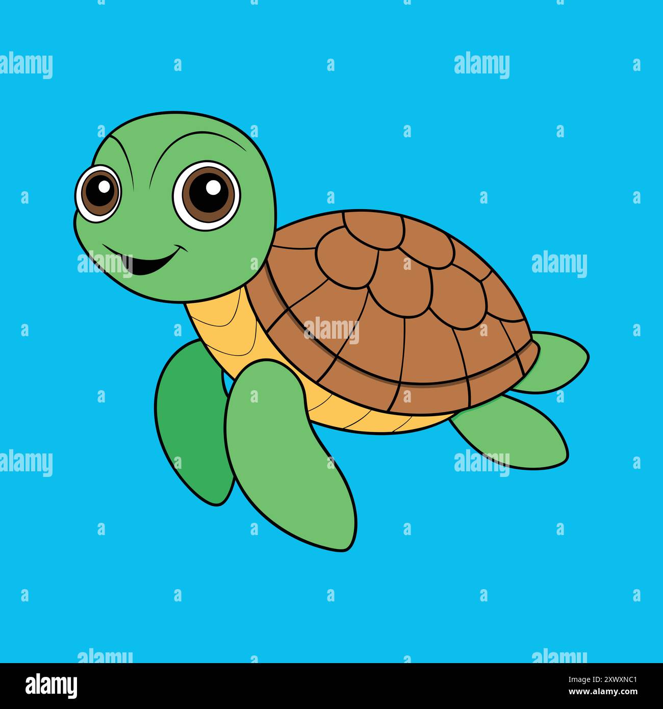 Marine life vector artwork hi-res stock photography and images - Alamy
