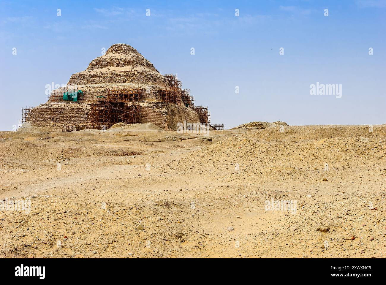 Pyramid of Djoser - Saqqara necropolis, Lower Egypt Stock Photo - Alamy