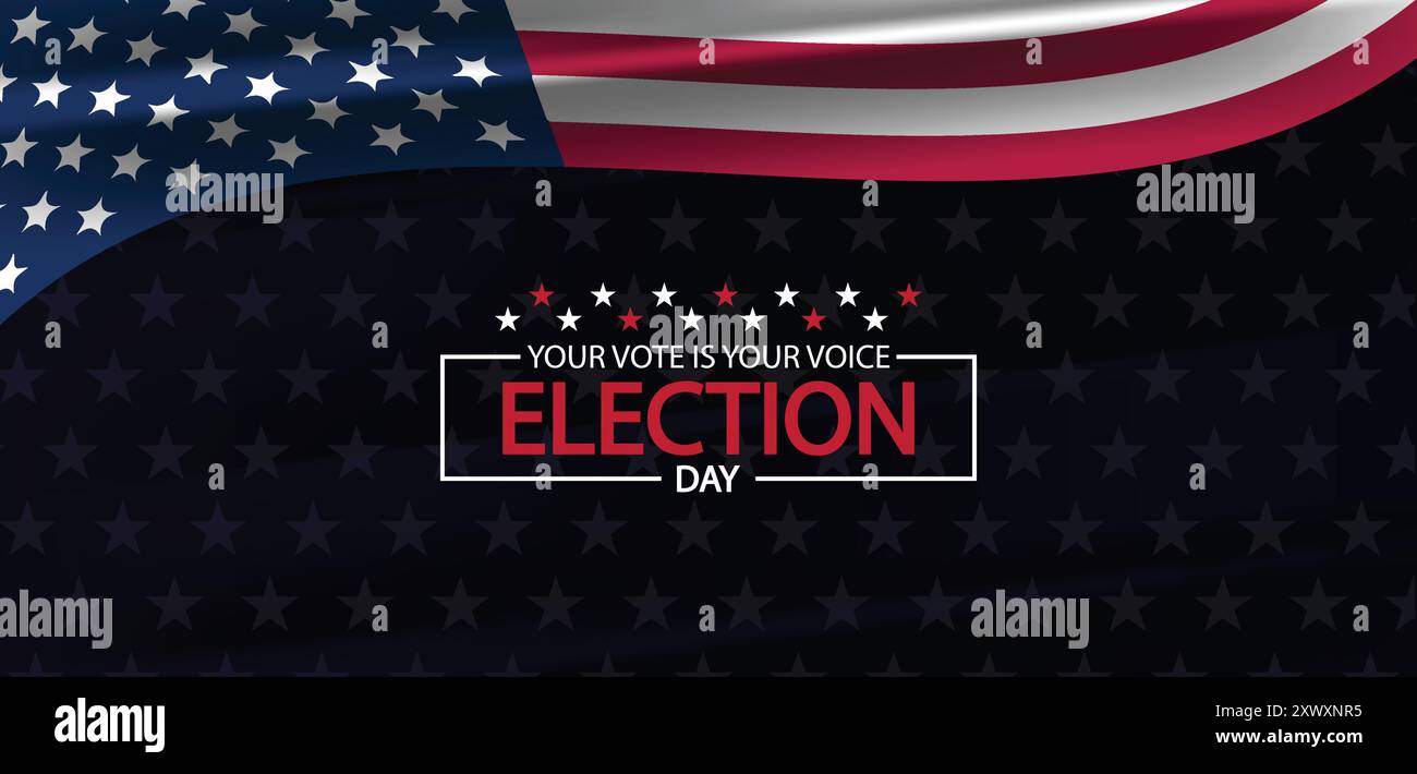 Usa election on background Stock Vector Images - Alamy