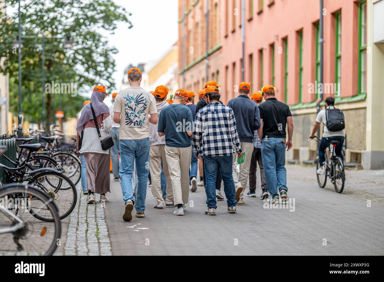 Students in costumes gather at the beginning of their freshman year for ...